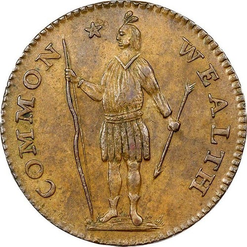 USA Cent Massachusetts Coppers (official) 1788 coin value KM# 20.4 ...