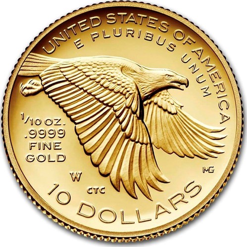 USA 1/10 Oz Gold 10 Dollars "American Liberty" 2018 coin value ...
