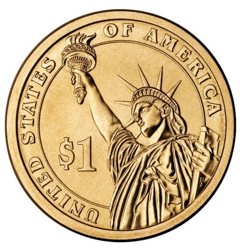 USA $1 "Theodore Roosevelt" 2013 coin value KM# 548 | coinscatalog.NET