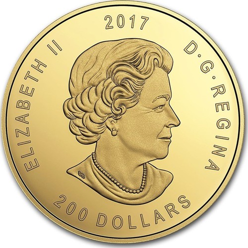 Canadian 1 Oz Gold 200 Dollars "Moose" 2019 coin value | coinscatalog.NET