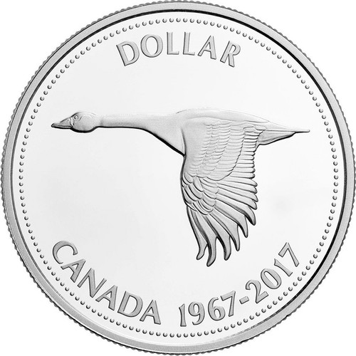 Canadian Silver 20 Dollars "Canada Goose" 2014 coin value KM# 1561 ...
