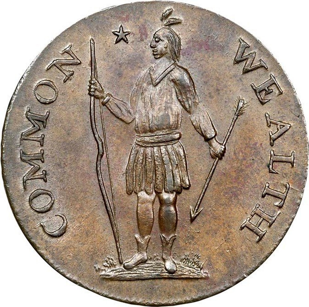 USA Cent Massachusetts Coppers (official) 1788 coin value KM# 20.4 ...