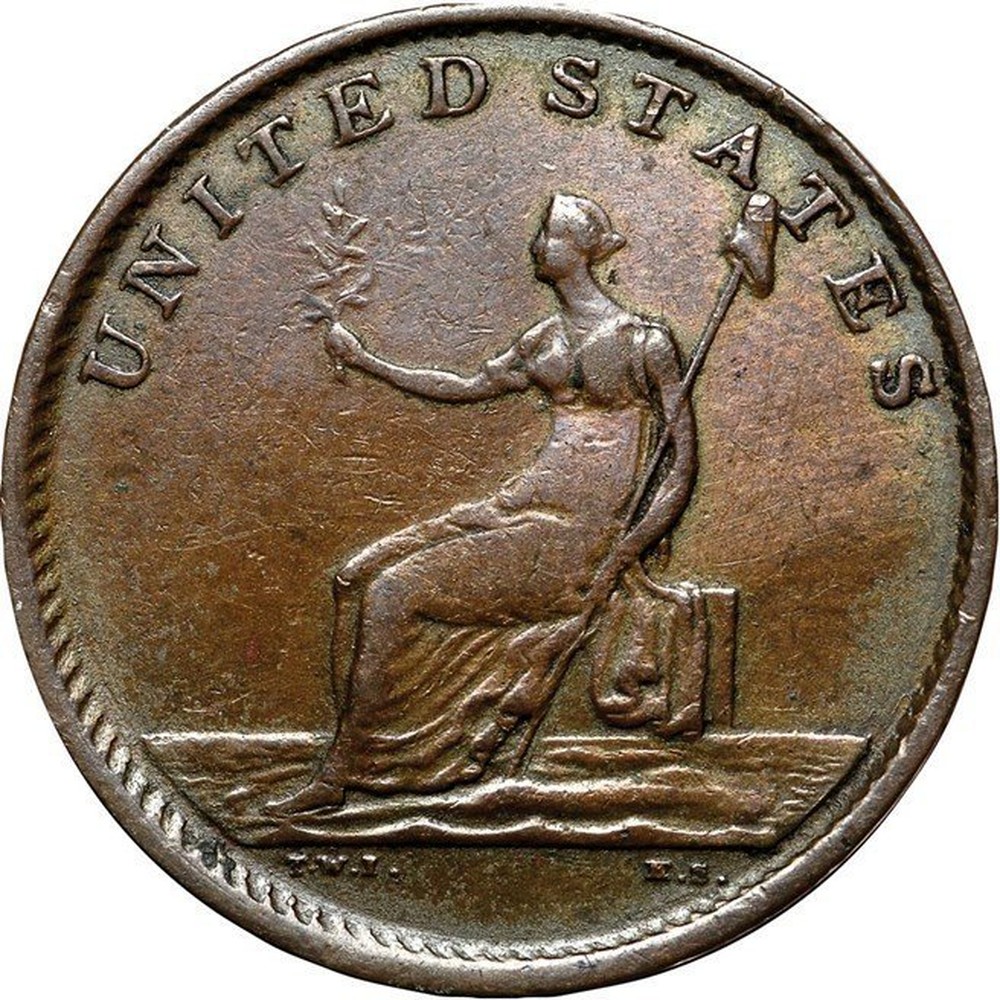 USA Copper Washington Pieces 1783 coin value KM# Tn38.1 | coinscatalog.NET