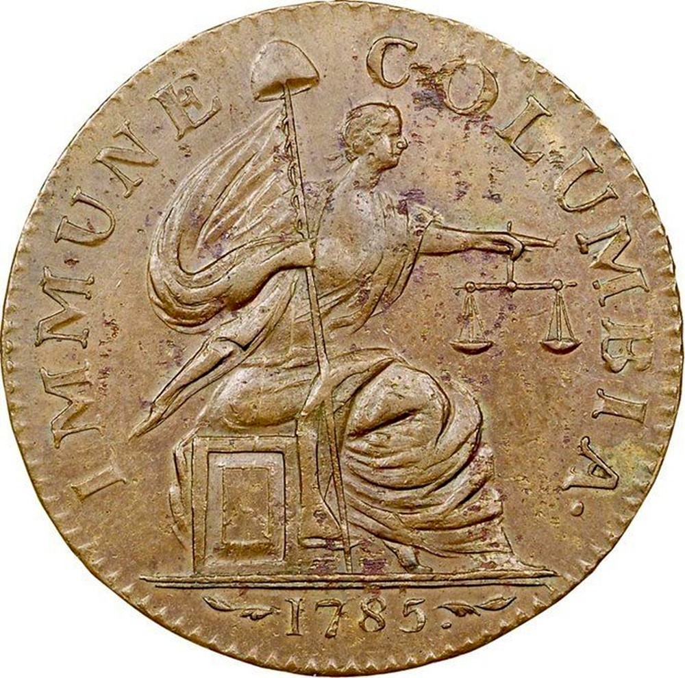 USA Immune Columbia Immune Columbia 1785 coin value KM# EA18 ...