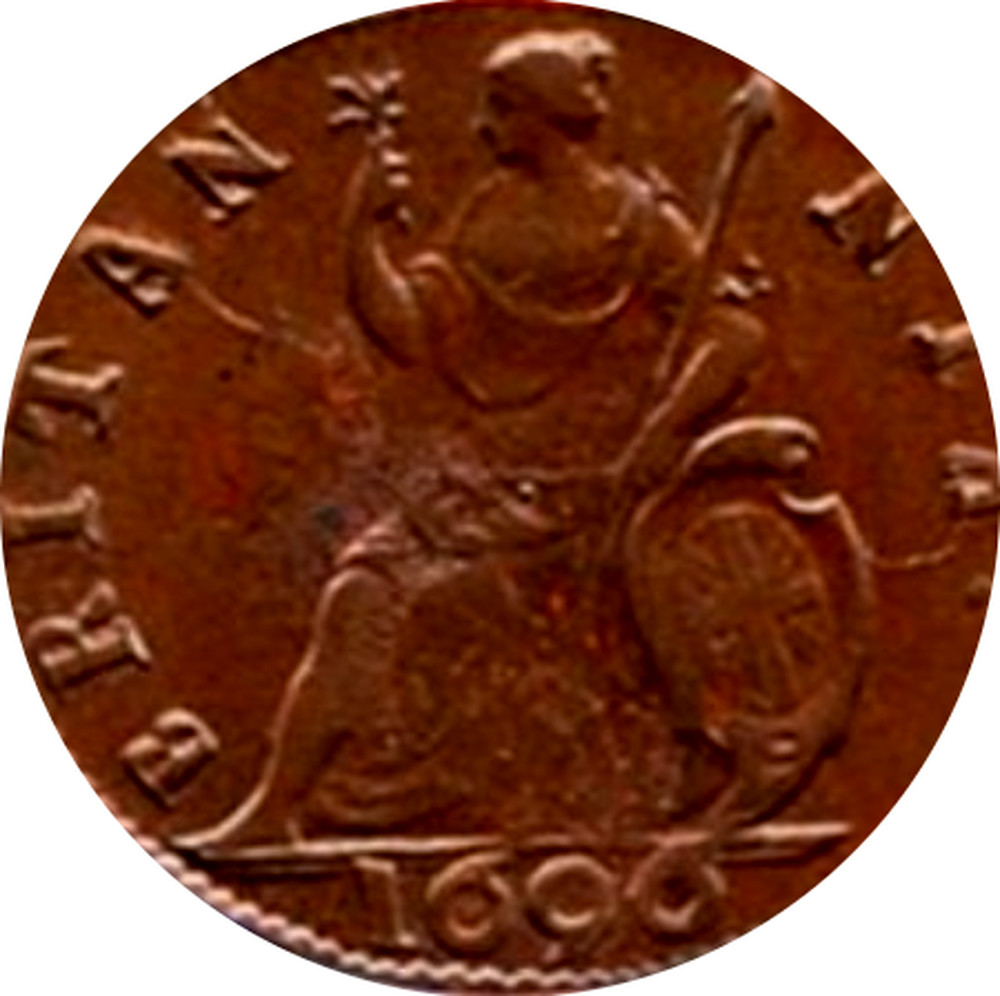 Great Britain 1/2 Penny "William III (Halfpenny)" 1695-1698 coin value ...