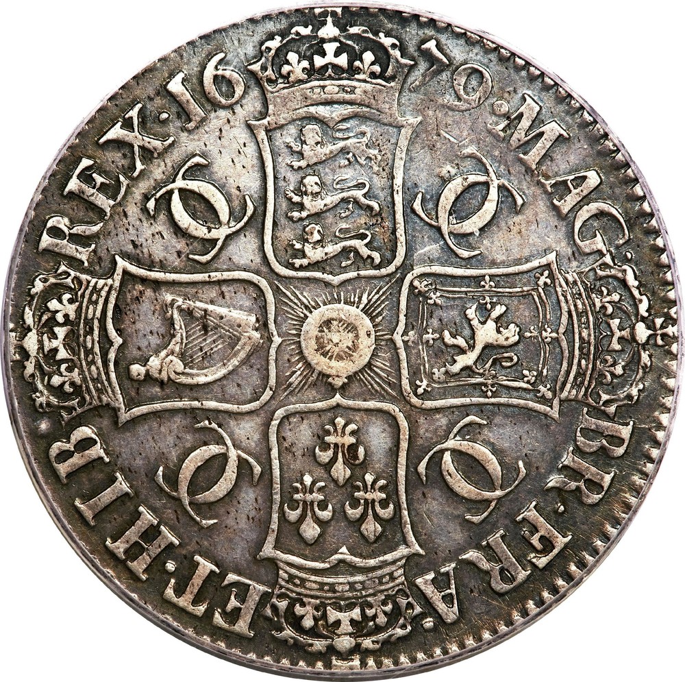 Great Britain Silver Shilling "Charles II" 1663-1669 coin value KM# 418 ...