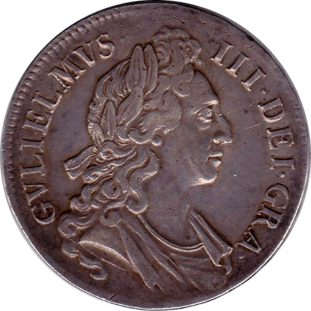 Great Britain Silver Crown "William III" 1700 coin value KM# 494.3 ...