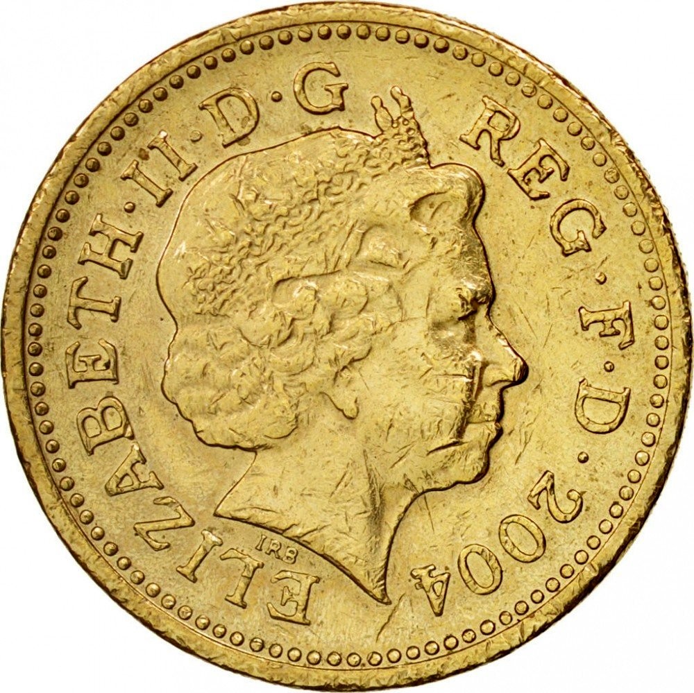 Great Britain One Pound "Forth Railway Bridge" 2004 coin value KM# 1048 ...