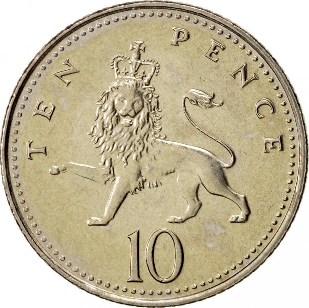 Great Britain 10 Pence 1996 coins | coinscatalog.NET