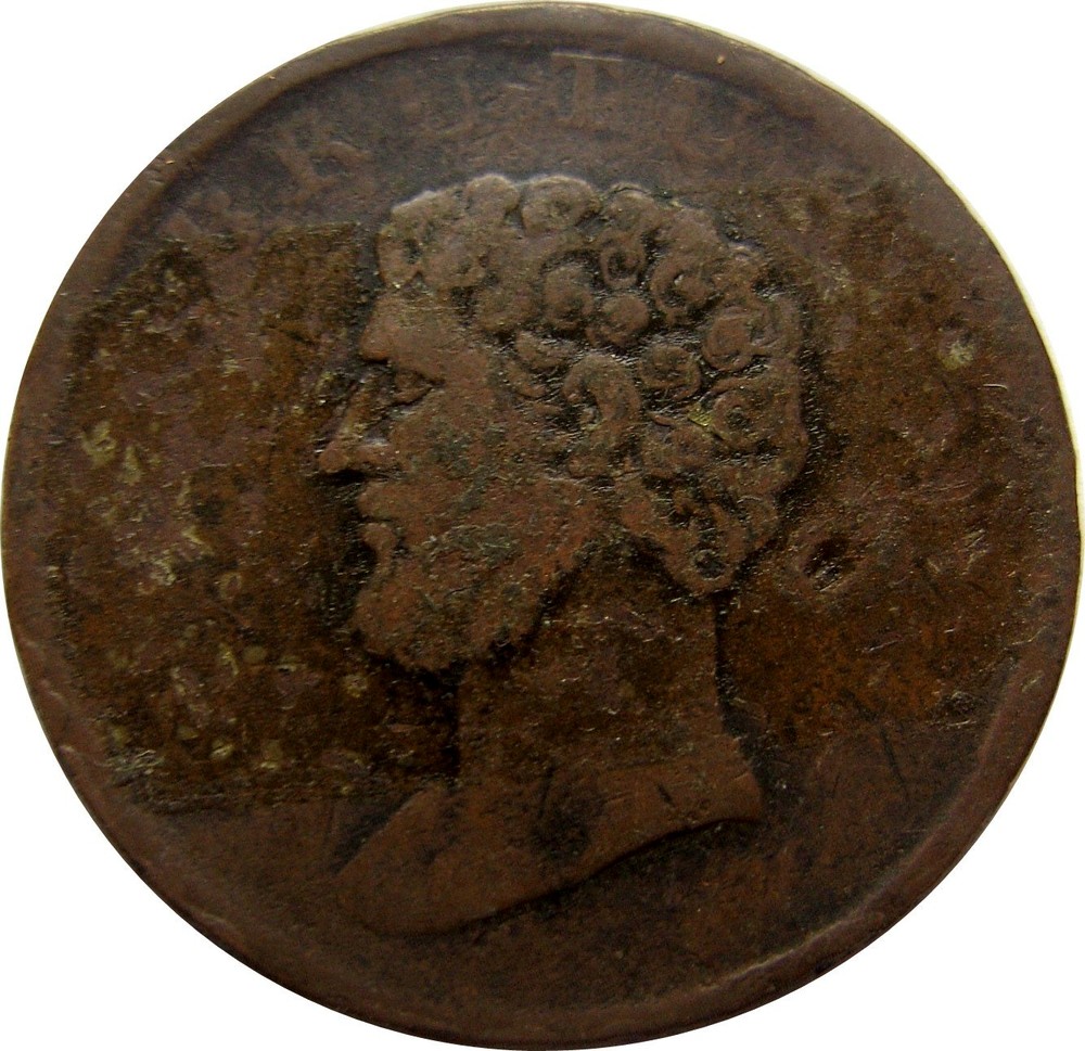 Great Britain Halfpenny "Yorkshire - British Naval" 1812 coin value ...