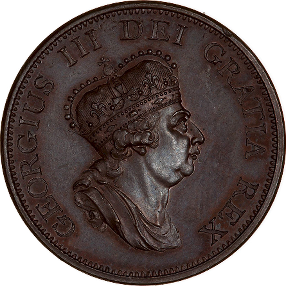 Great Britain 1/2 Penny "George III" 1799 coin value KM# 647a ...