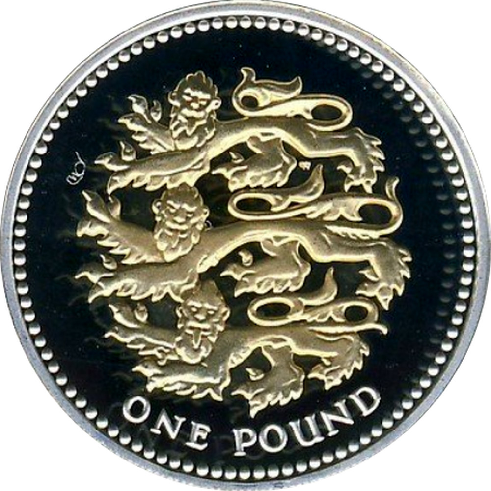 Great Britain Gold One Pound "Three Lions Passant Guardant" 2002-2008 ...