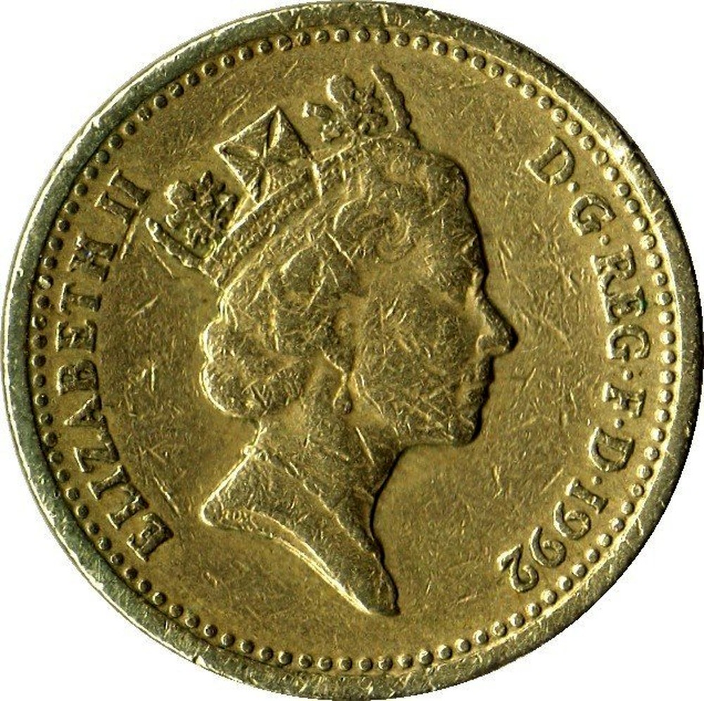 Great Britain 1 Pound (1 Laurel) 1989 coins | coinscatalog.NET