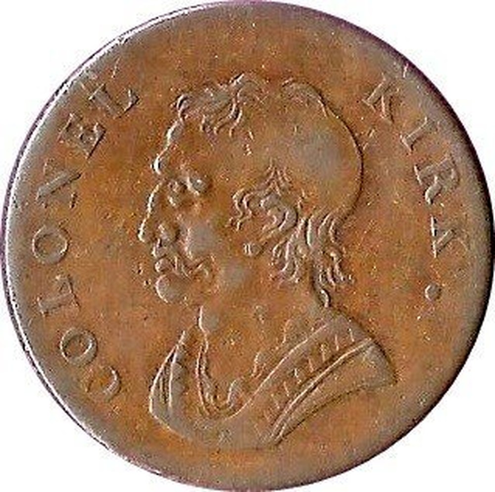 Great Britain 1/2 Penny "George For Ever - Britons For Ever" 1780 coin ...