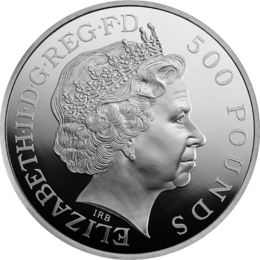 Great Britain Silver 500 Pounds "60th Anniversary of Coronation" 2013 ...