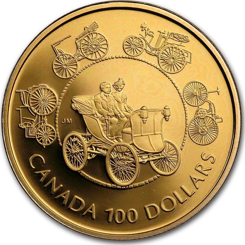 Canadian Gold 100 Dollars "Klondike" 1996 coin value KM# 273 ...