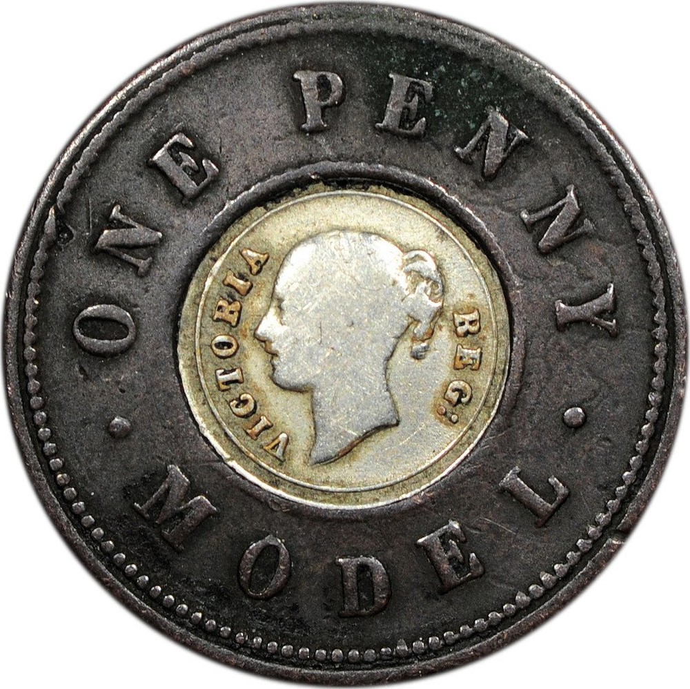 Great Britain 1 Penny "Victoria Model" 1844 coin value | coinscatalog.NET