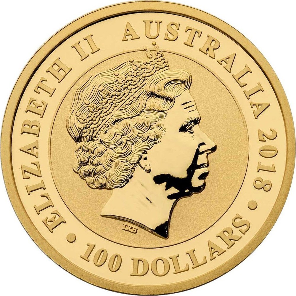 Australian 1 Oz Gold 100 Dollars "Australian Swan" 2018 coin value ...