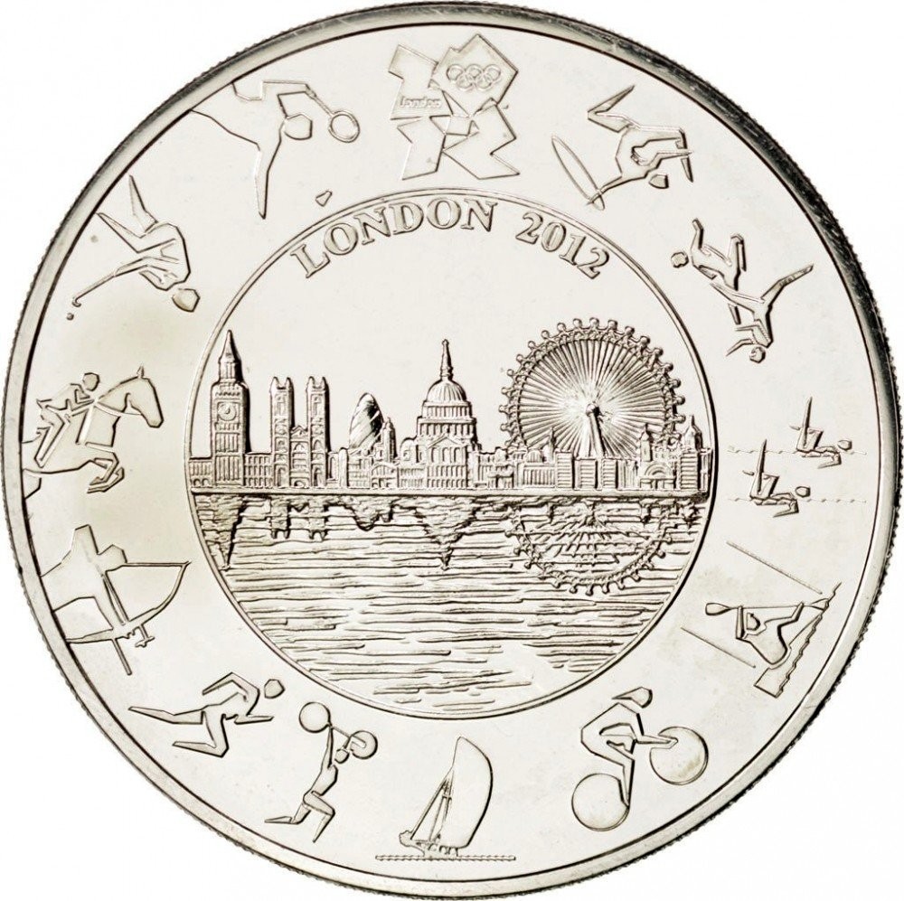 Great Britain Gold Five Pounds "London 2012 Olympic" 2012 coin value ...