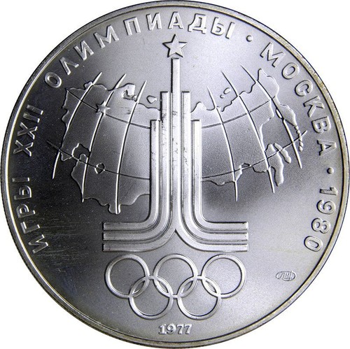 Russian 1/2 Oz Platinum 150 Roubles "Olympic Wrestling" 1979 coin value ...