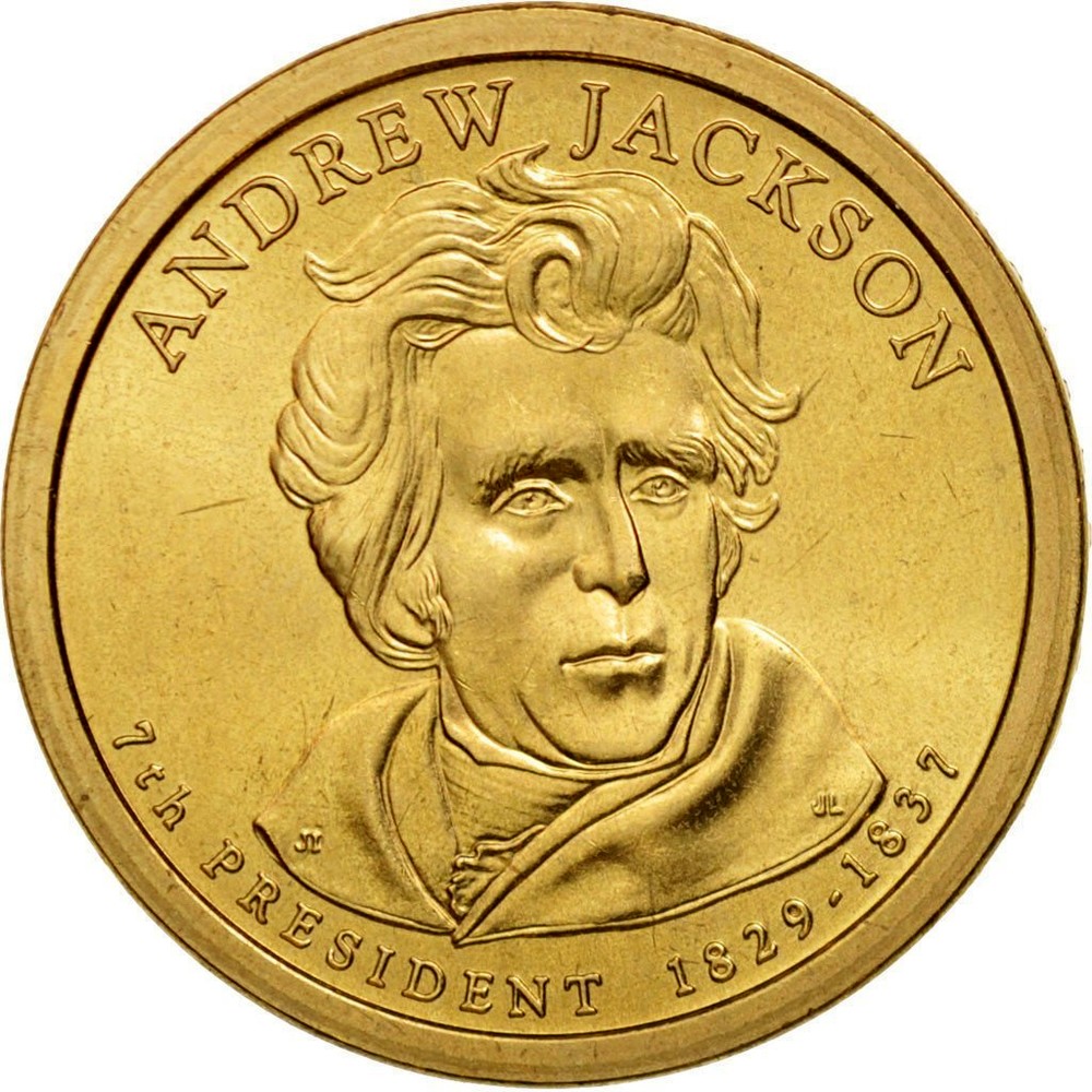 USA 1/2 Oz Gold $10 "Andrew Jackson's Liberty" 2008 coin value KM# 432 ...