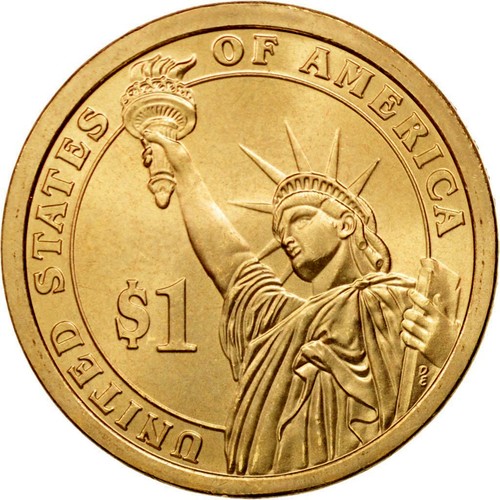 USA $1 "Theodore Roosevelt" 2013 coin value KM# 548 | coinscatalog.NET