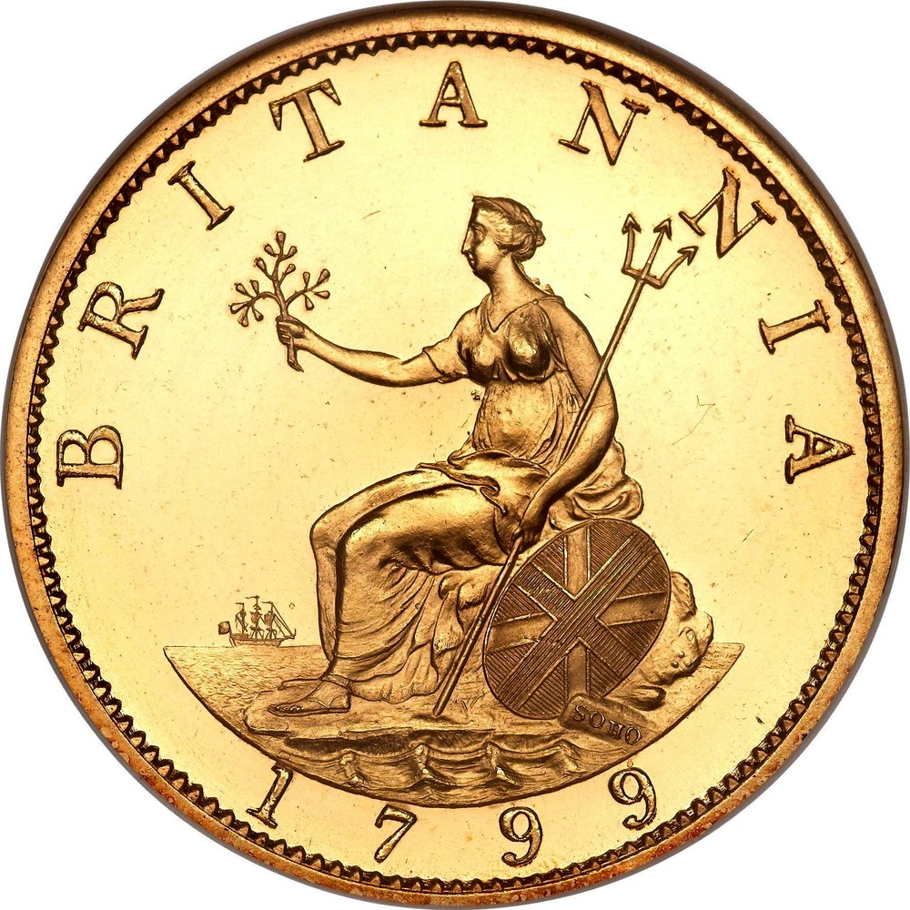 Great Britain 1/2 Penny "George III" 1799 coin value KM# 647a ...