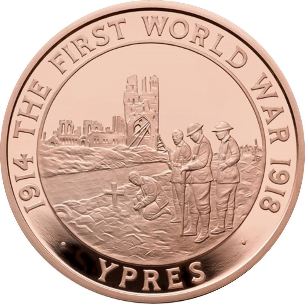 Great Britain Silver Five Pounds "Walter Tull" 2014 coin value KM# 1319 ...