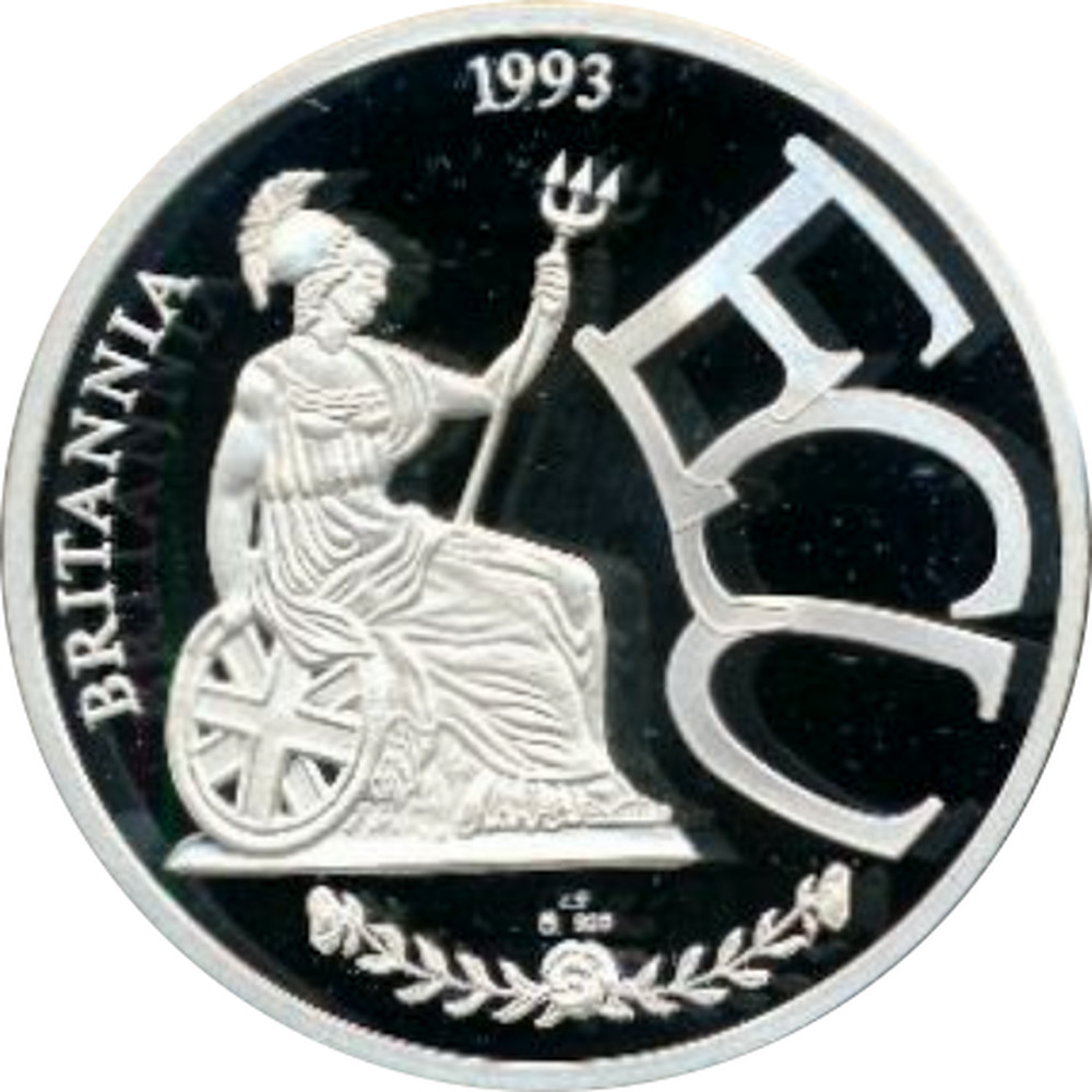 Great Britain Silver Silver ECU "Sir Francis Drake" 1994 coin value ...