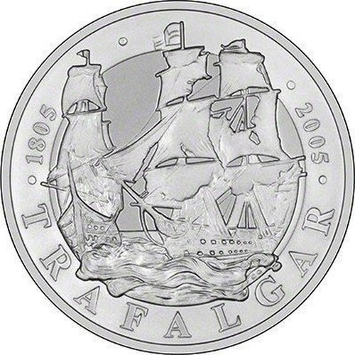 Great Britain Silver Five Pounds "Bicentenary of the Battle of ...