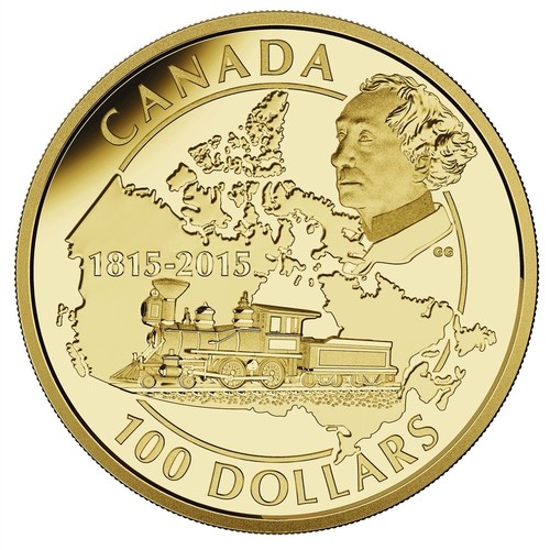 Canadian 2 Dollars "Sir John Macdonald" 2015 coin value KM# 1855 ...