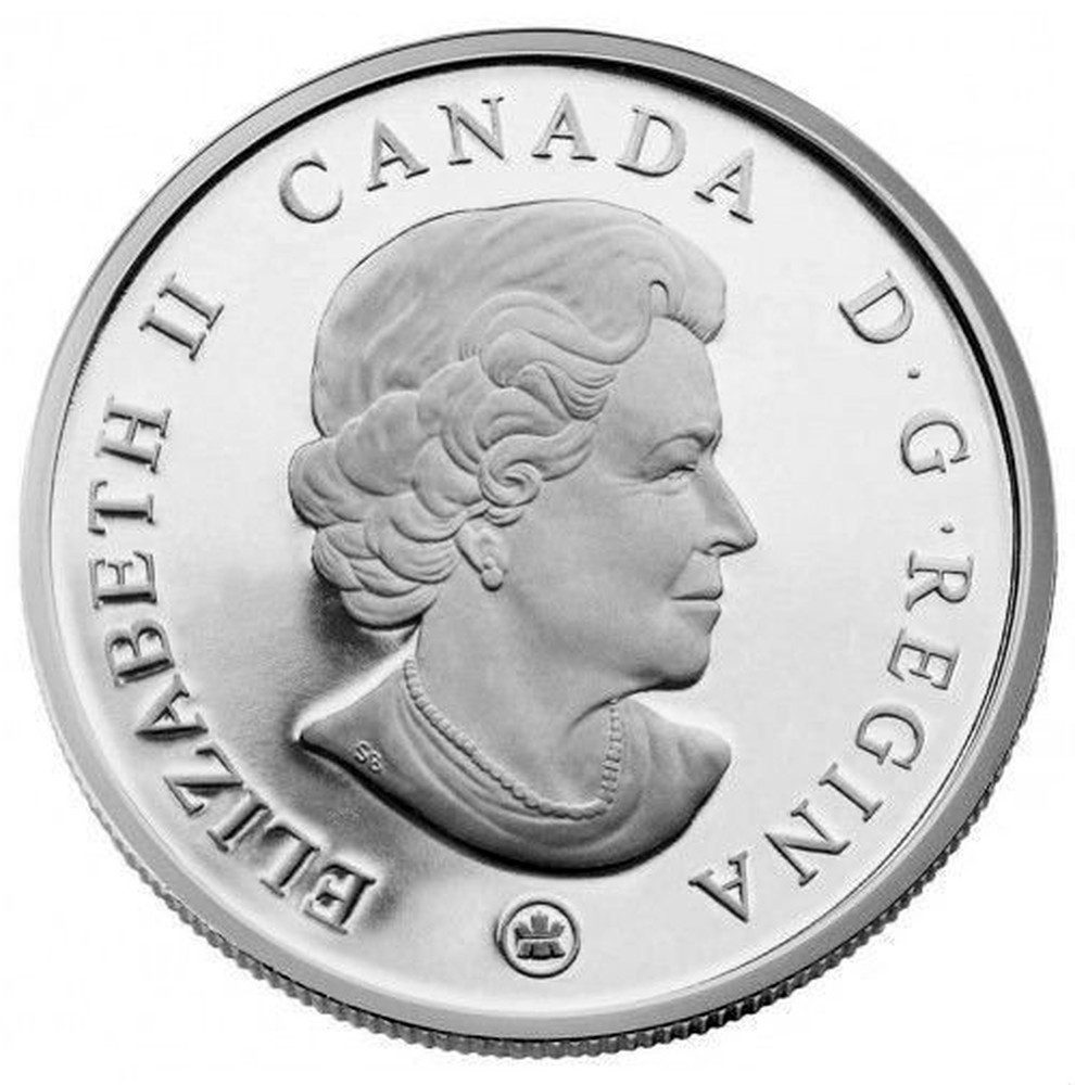 Canadian Silver Dollar "The Royal Canadian Mint Centennial" 2008 coin ...