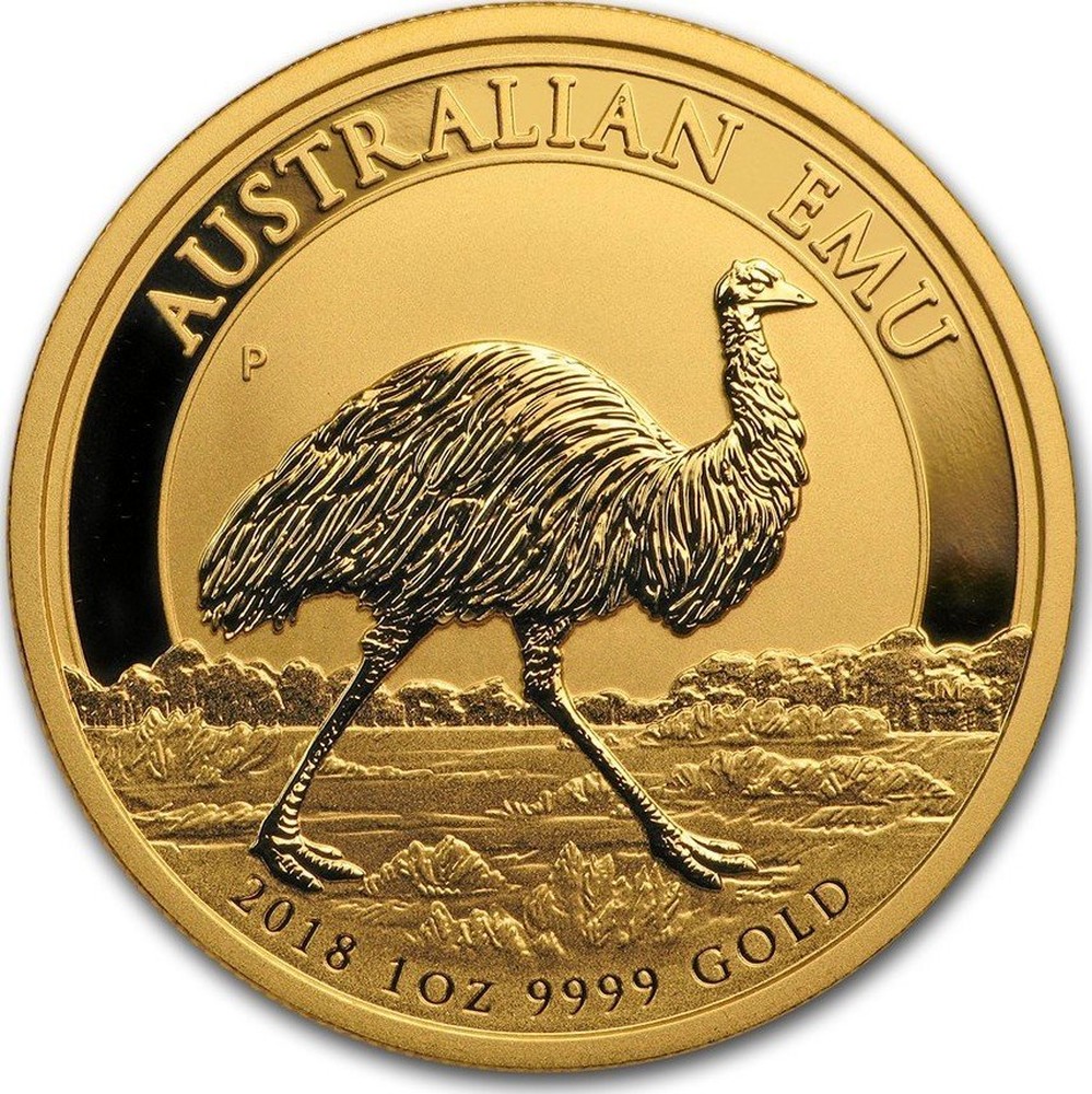 Australian 1 Oz Silver 1 Dollar "Australian Emu" 2018 coin value ...