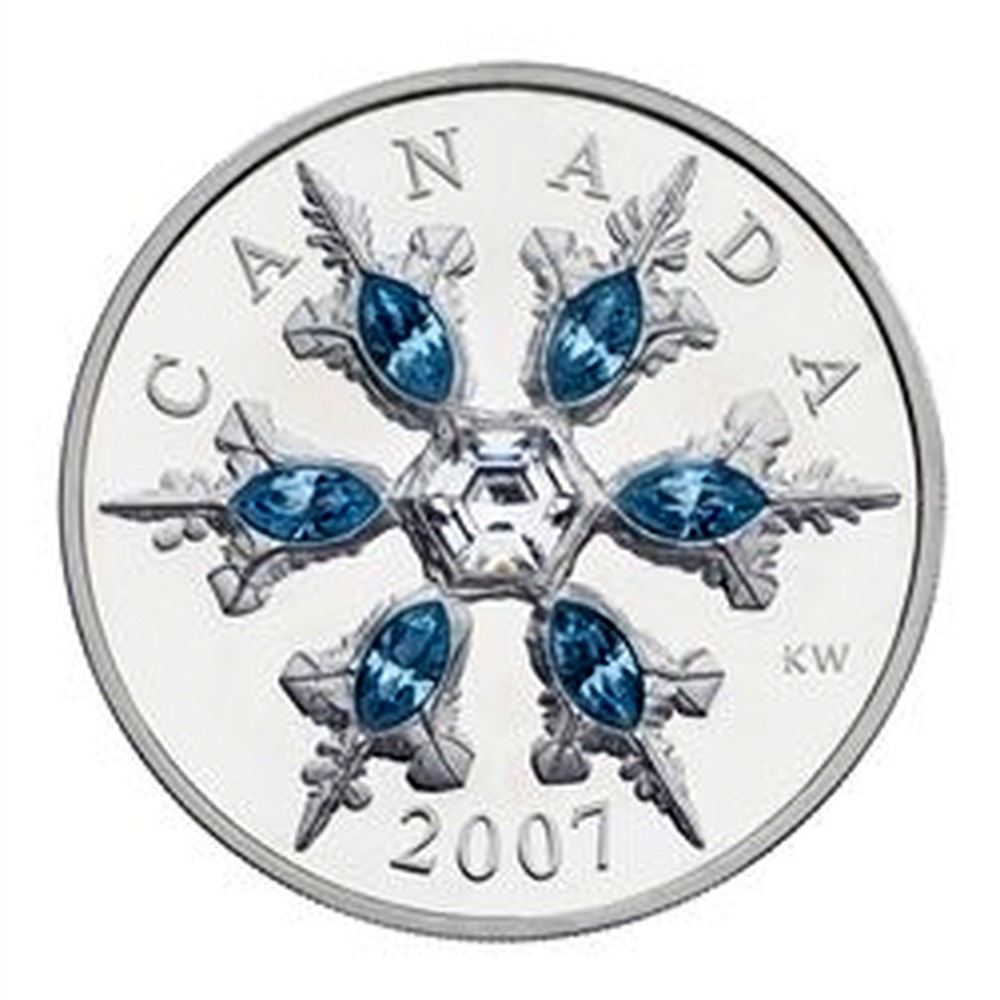 Canadian Dollar "Holidays Snowflake" 2015 coin value KM# 1955 ...