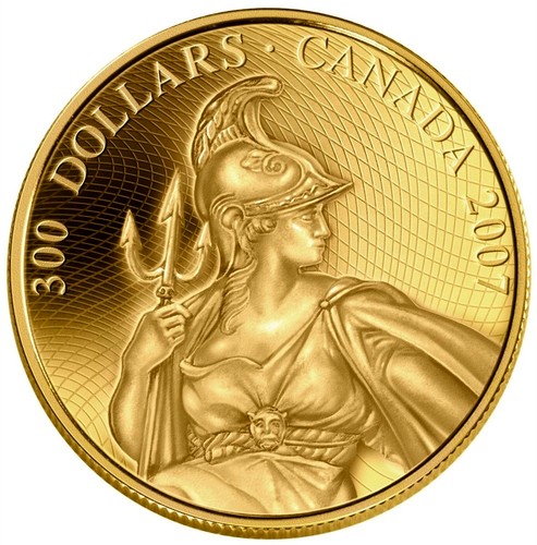 Canadian Gold 300 Dollars Olympic Ideals 2007 Coin Value KM 752