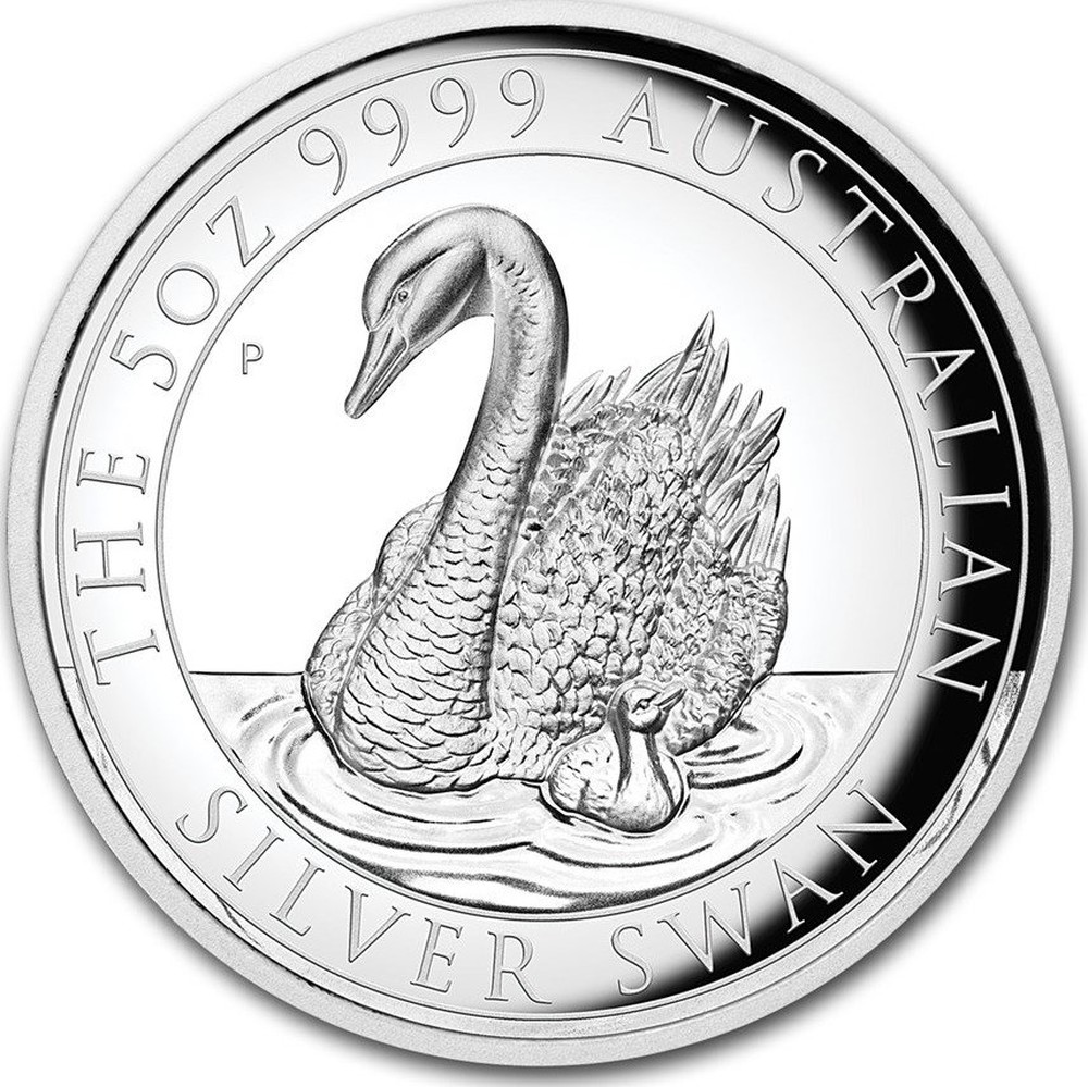 Australian 1 Oz Silver 1 Dollar "Australian Silver Swan" 2020 coin ...