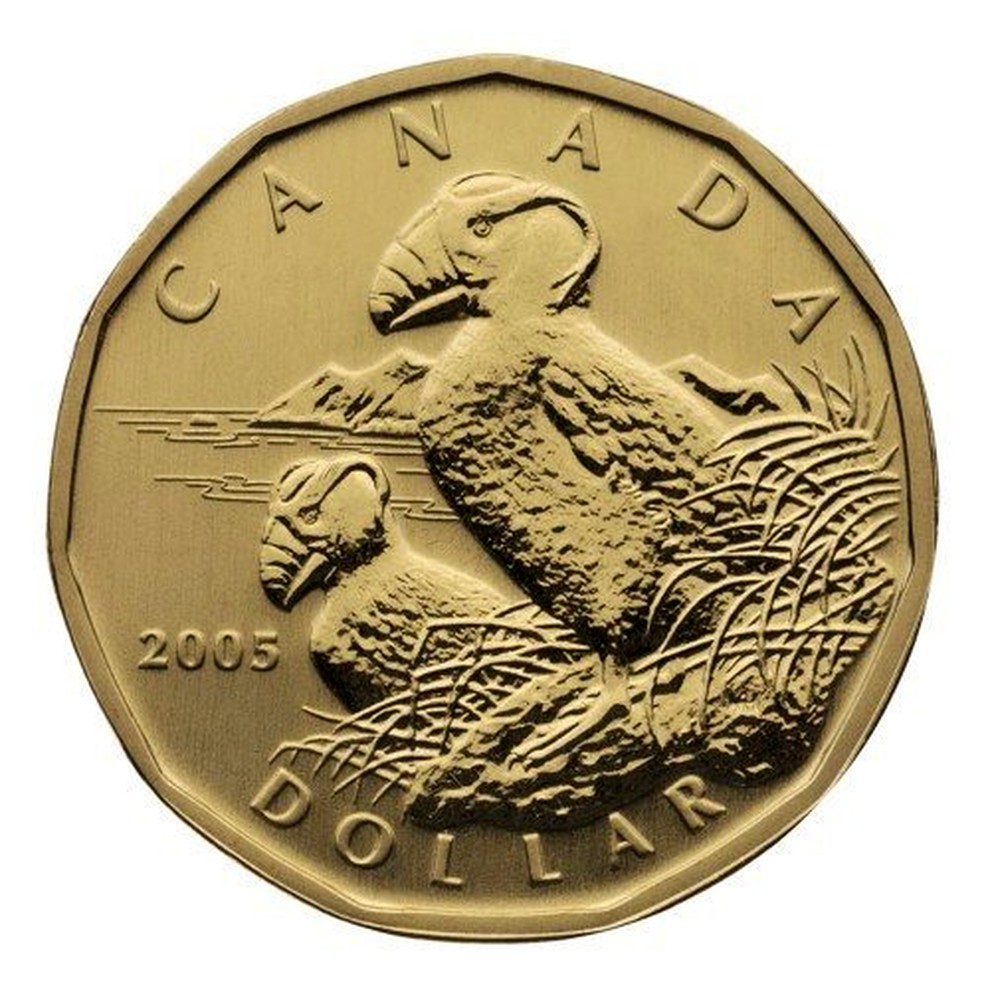Canadian Dollar "Tundra Swan Loonie" 2016 coin value KM# 2088 ...