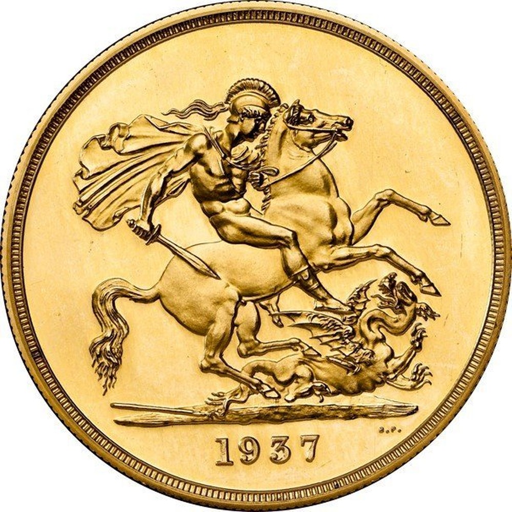 Great Britain One Penny "Edward VIII (Pattern)" 1937 coin value KM ...