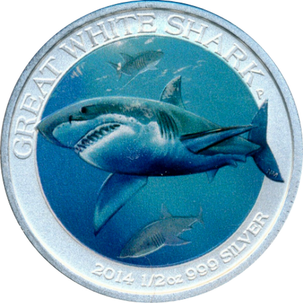 Australian 1/25 Oz Gold 5 Dollars "Great White Shark" 2007 coin value ...