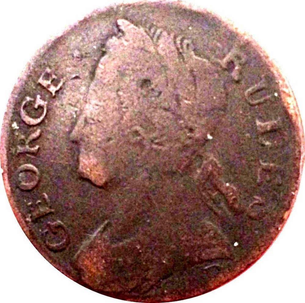 Great Britain 1/2 Penny "Gregory III Pon - Britain Rules" 1771 coin ...