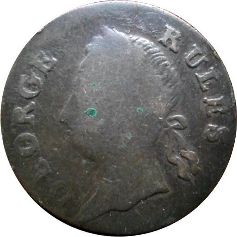 Great Britain 1/2 Penny "Gregory III Pon - Britain Rules" 1771 coin ...