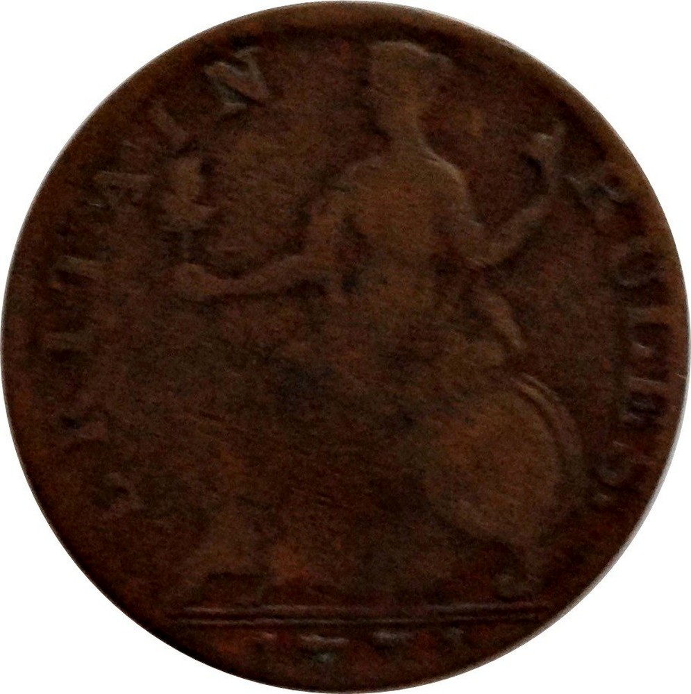 Great Britain 1/2 Penny "Gregory III Pon - Britain Rules" 1771 coin ...