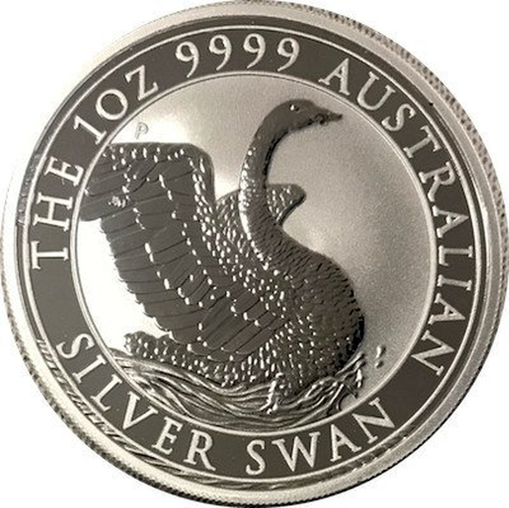Australian 1 Oz Silver 1 Dollar "Australian Silver Swan" 2020 coin ...