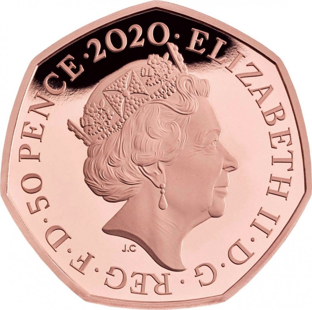 Great Britain Gold 50 Pence "Peace, prosperity and friendship with all ...