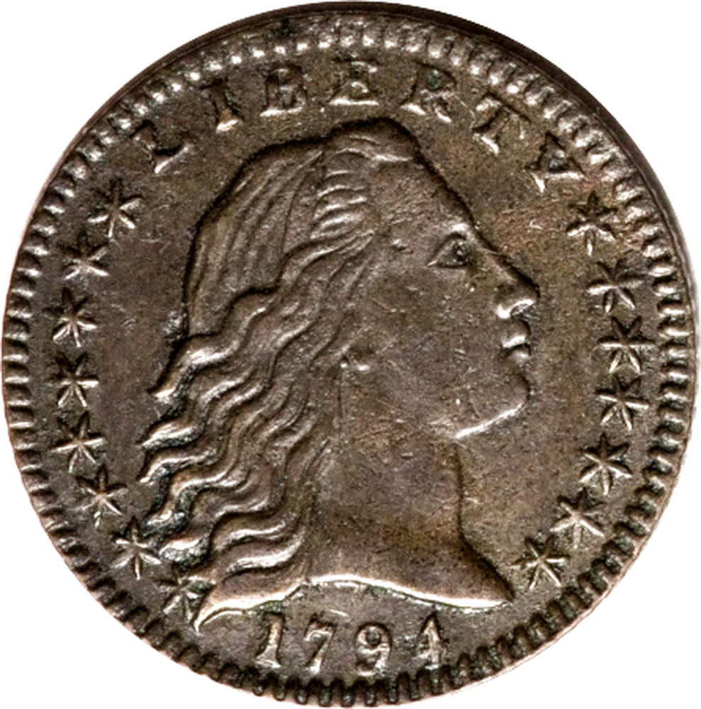 USA Silver Half Dime "Flowing Hair" 1794-1795 coin value KM# 15 ...