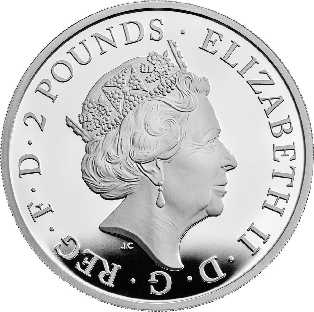Great Britain Silver 2 Pounds "Year of The Ox" 2021 coin value ...