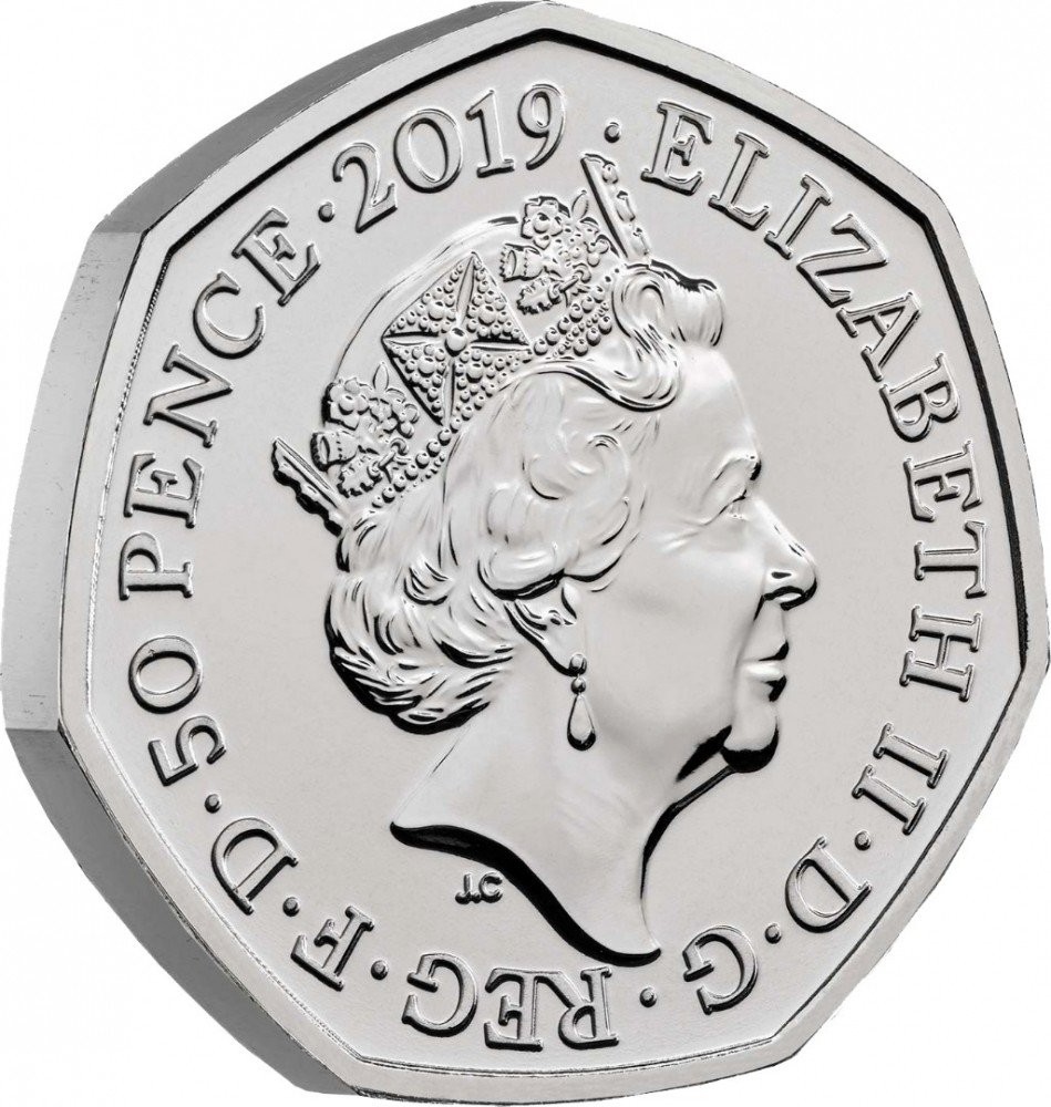 Great Britain Fifty Pence "Britannia revised inscription" 1998-2009 ...