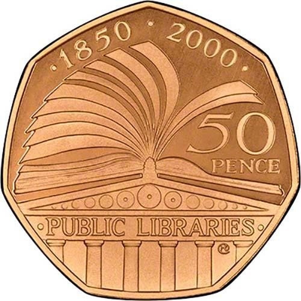 Great Britain Gold 50 Pence Public Library Act 2000 2009 Coin Value Coinscatalog NET great-britain-gold-50-pence-public-library-act-2000-2009-coin-value-coinscatalog-net