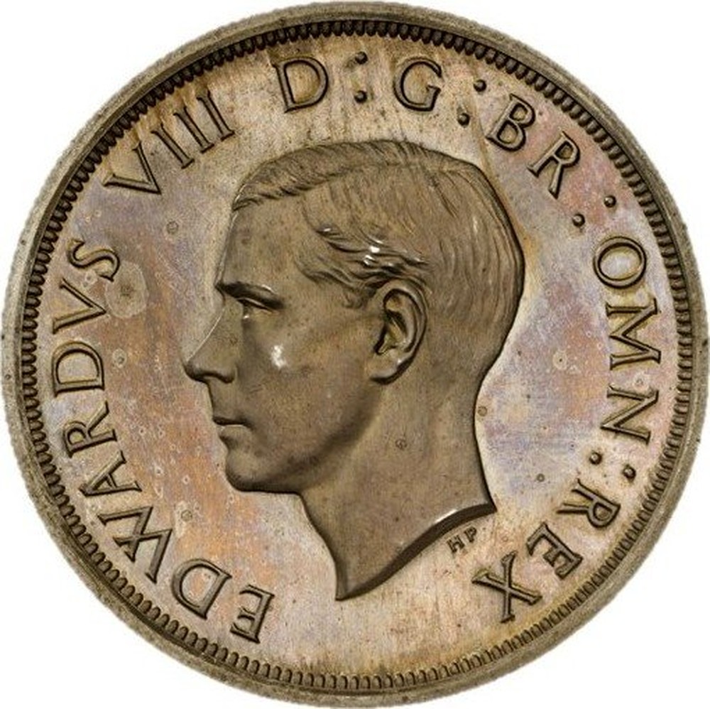 Great Britain Silver Sixpence "Edward VIII" 1937 coin value KM# Pn127 ...