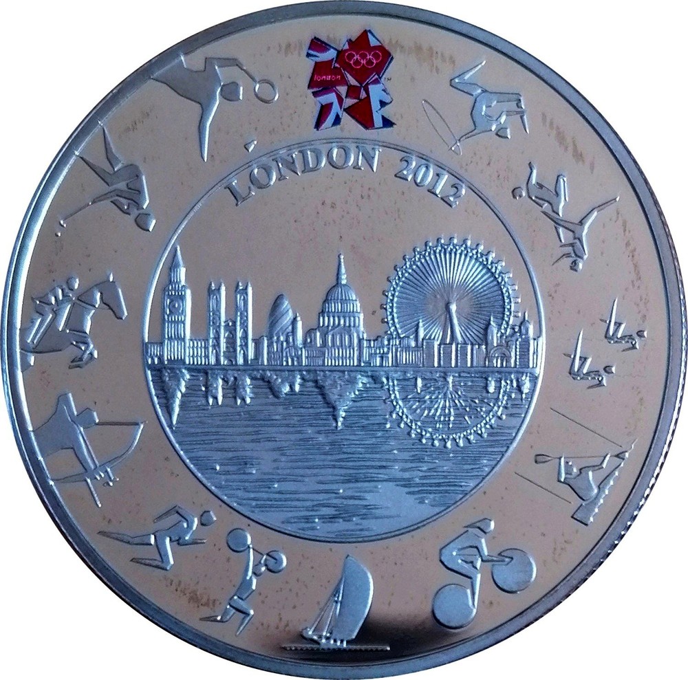 Great Britain Gold Five Pounds "London 2012 Olympic" 2012 coin value ...